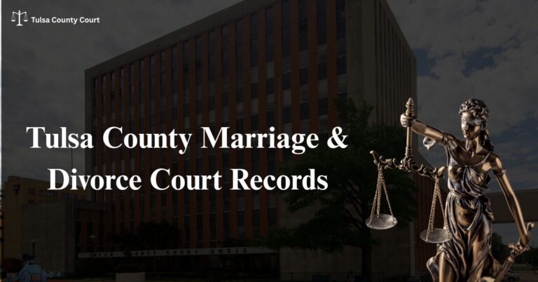 Tulsa County Marriage & Divorce Court Records - Tulsa County Court