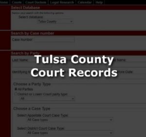 Public Records in Tulsa County - Tulsa County Court