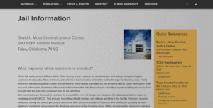 David L. Moss Inmate Lookup, Jail Info & Booking Search – Tulsa County Court